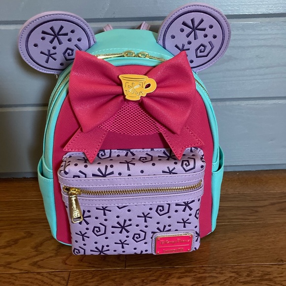 Loungefly | Bags | Disney Parks Mmma Tea Cups 32 Loungefly Backpack ...